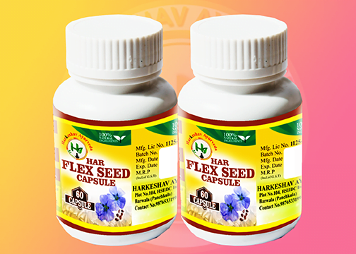 FLEX SEED CAPSULE - Harkeshav Ayurveda